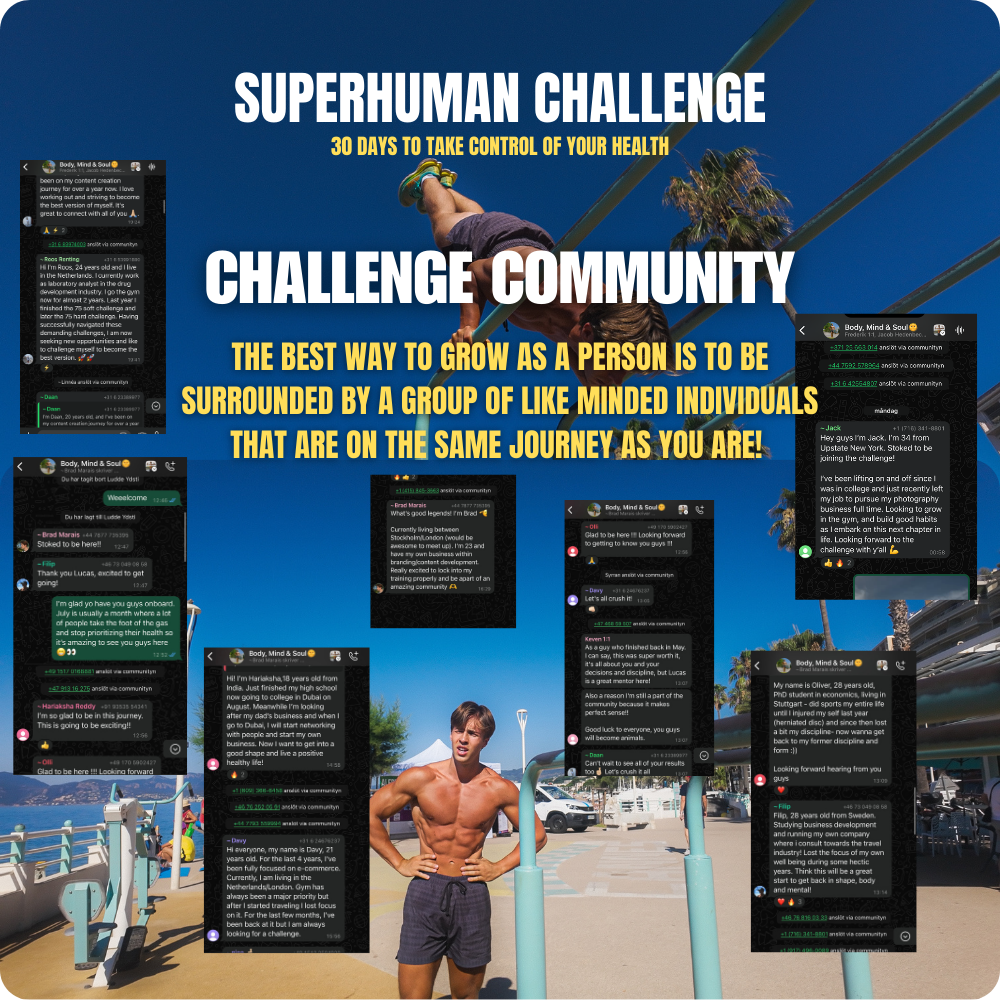30 Day SuperHuman Challenge – Lucas Hedenbeck